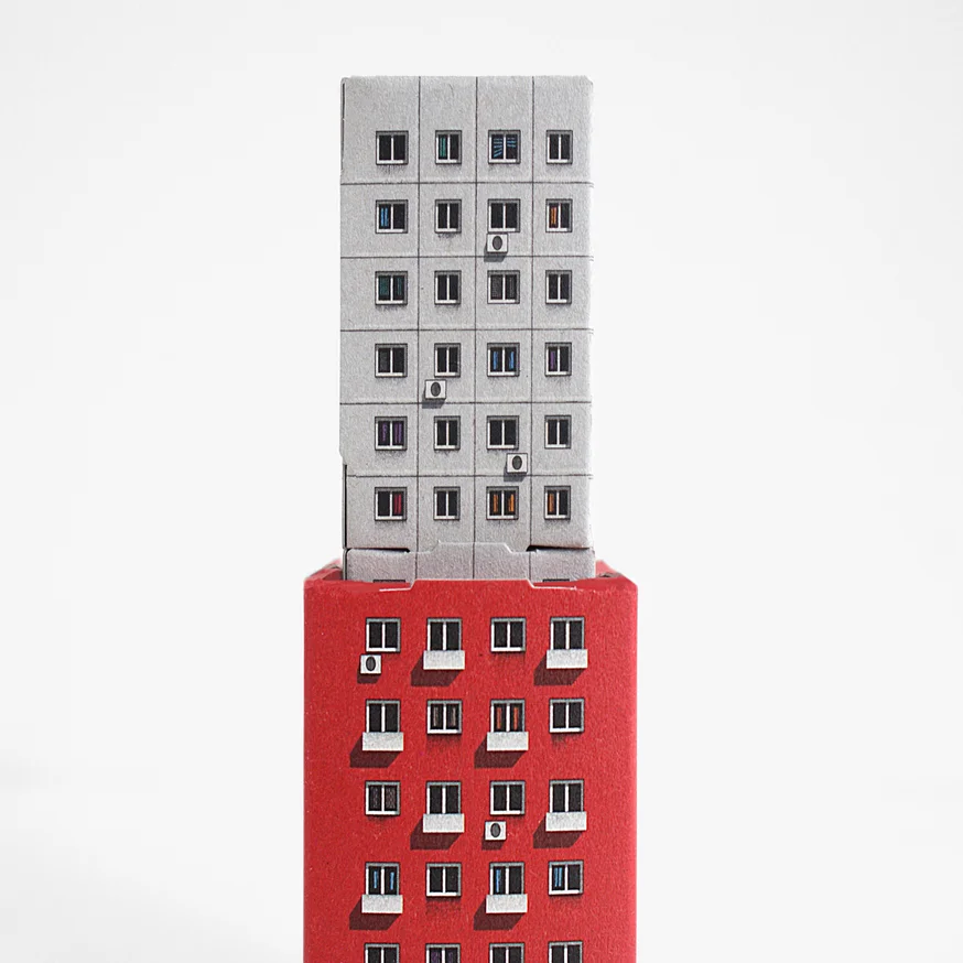 Bring Eastern Bloc Architecture Home With These Paper Building Blocks ...