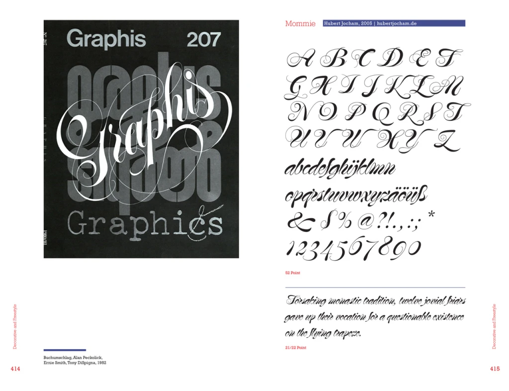 script typeface examples