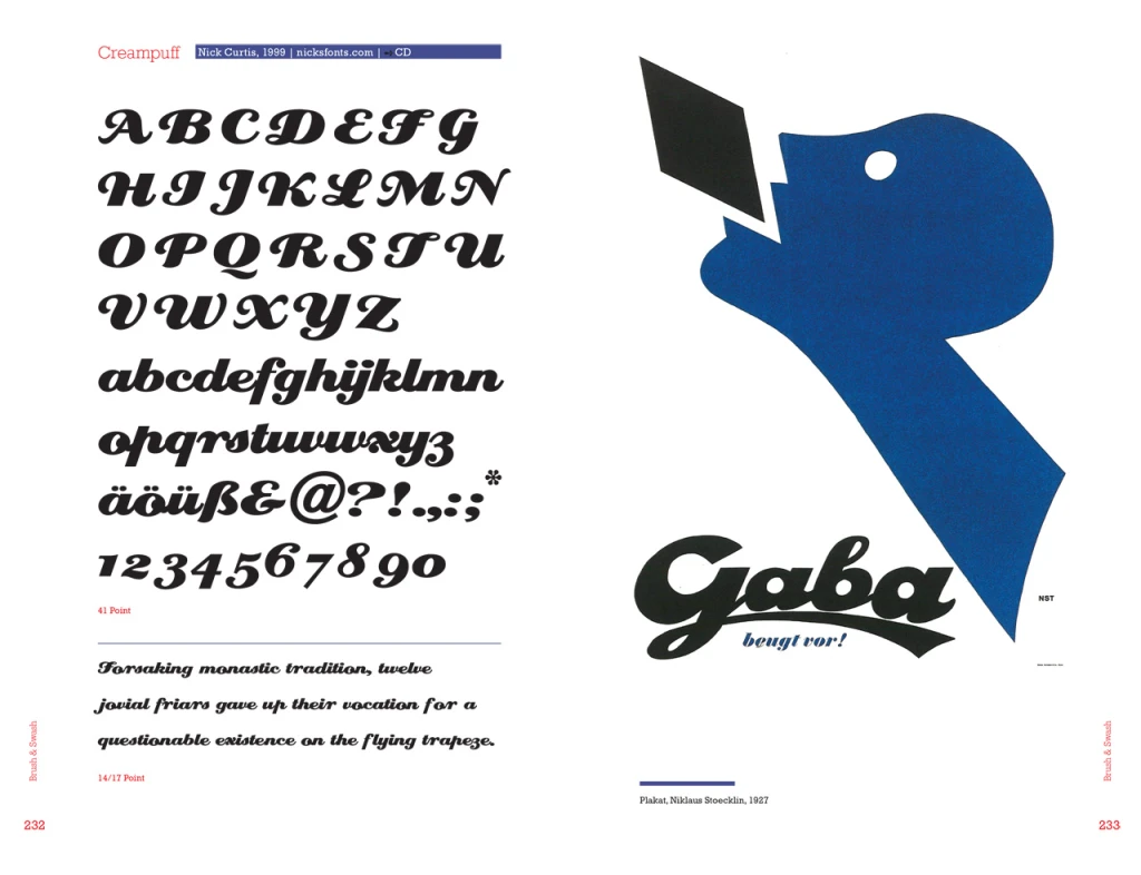 script typeface history