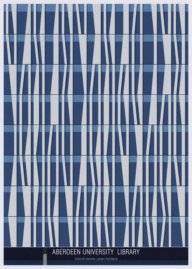 The World's Most Iconic Libraries, Reduced To Their Essential Forms ...