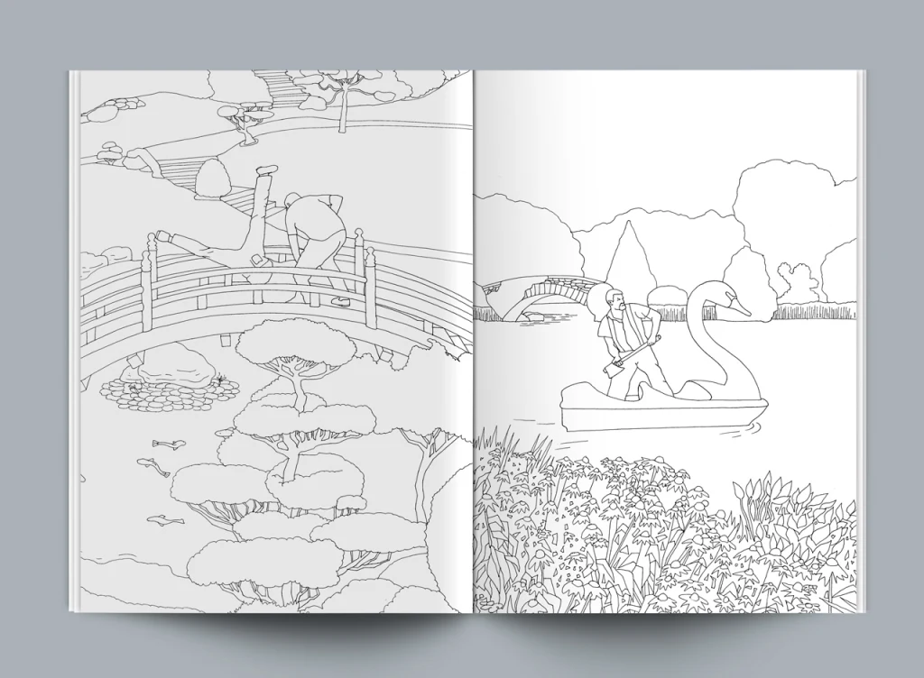 violent coloring book