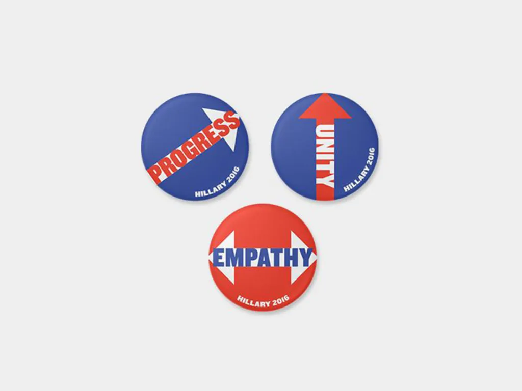 Hillary Clinton's Campaign Enlists 45 Top Designers To Create Buttons ...