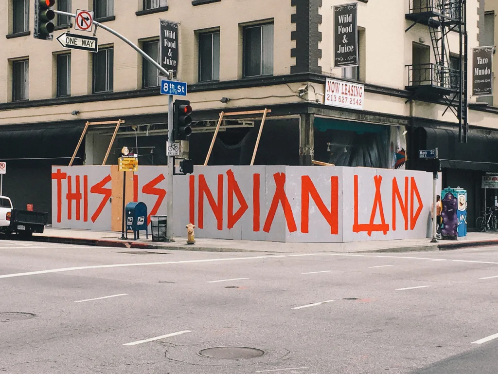 This Native American Artist's Street Art Reminds L.A. Residents Who Was ...