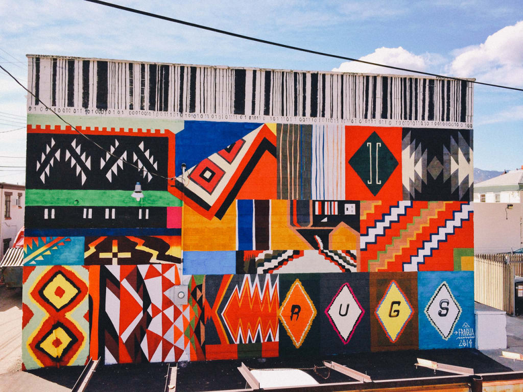 This Native American Artist's Street Art Reminds L.A. Residents Who Was ...