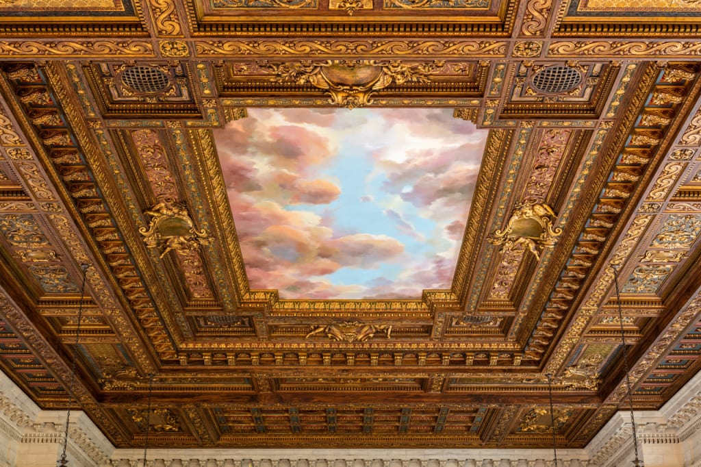 myst library ceiling