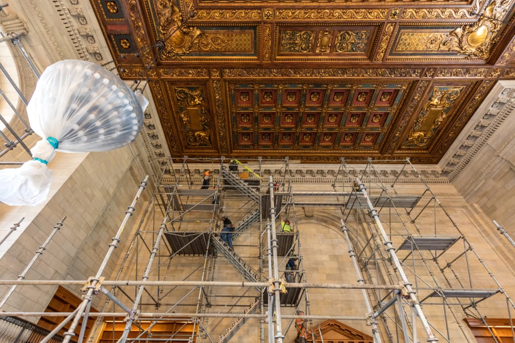 myst library ceiling