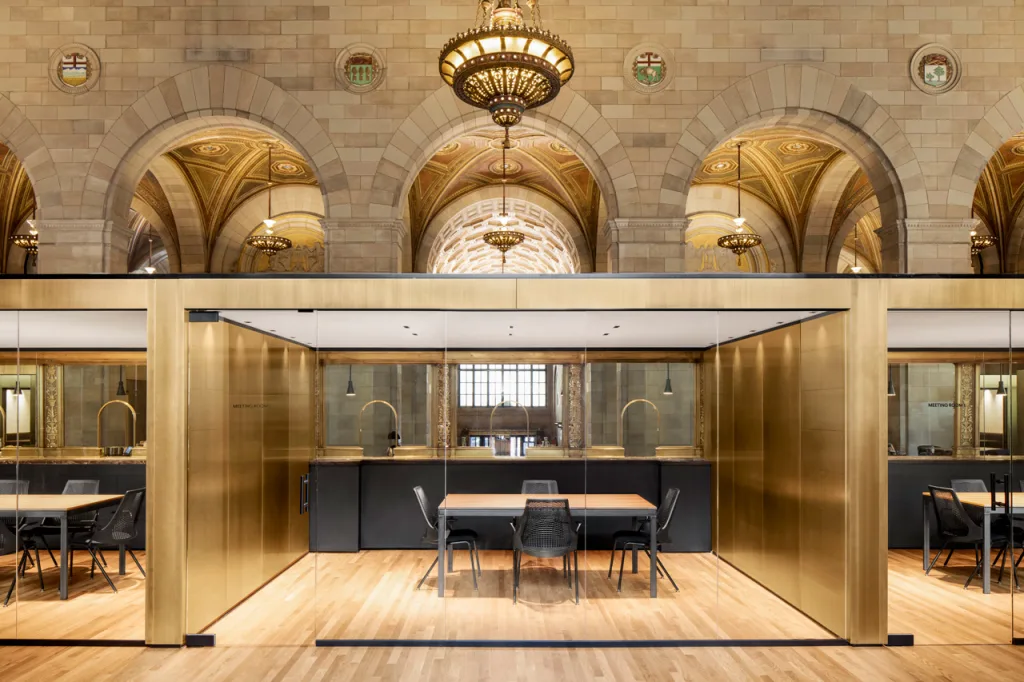 This Chic Co-Working Space Revitalizes A Grand, Abandoned Bank - Fast ...