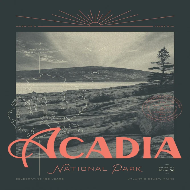 60 Designers Create Posters For Their Favorite National Parks - Fast ...