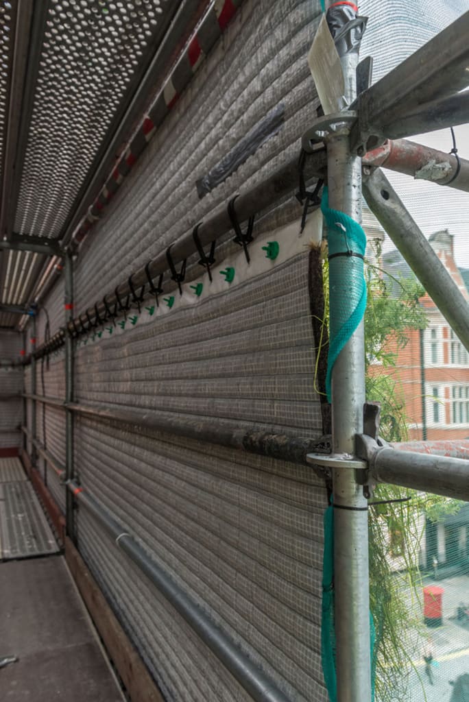 To Hide This Construction Site, There's A Living Wall Instead Of ...