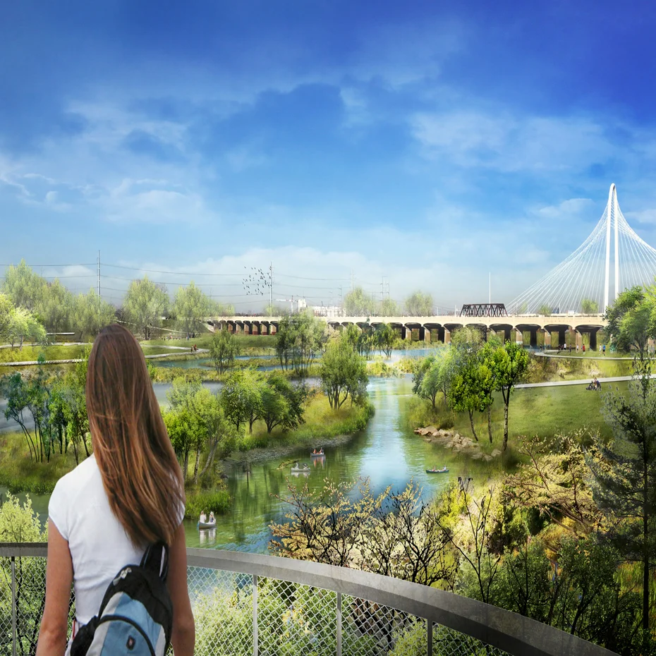 This New Riverside Park In Dallas Is Designed To Fill With Water When ...