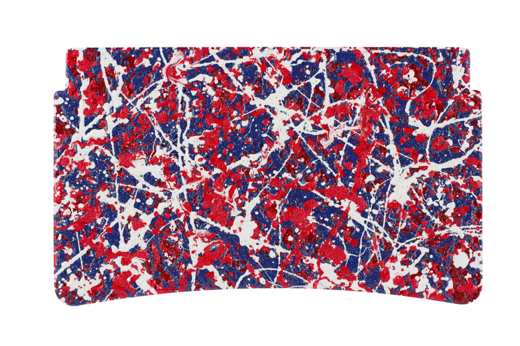 The Next Frontier For Public Art? Airline Tray Tables - Fast Company