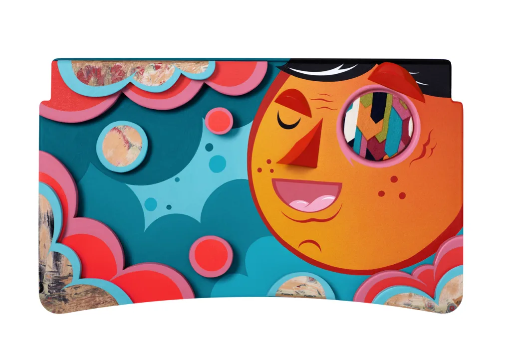 The Next Frontier For Public Art? Airline Tray Tables - Fast Company