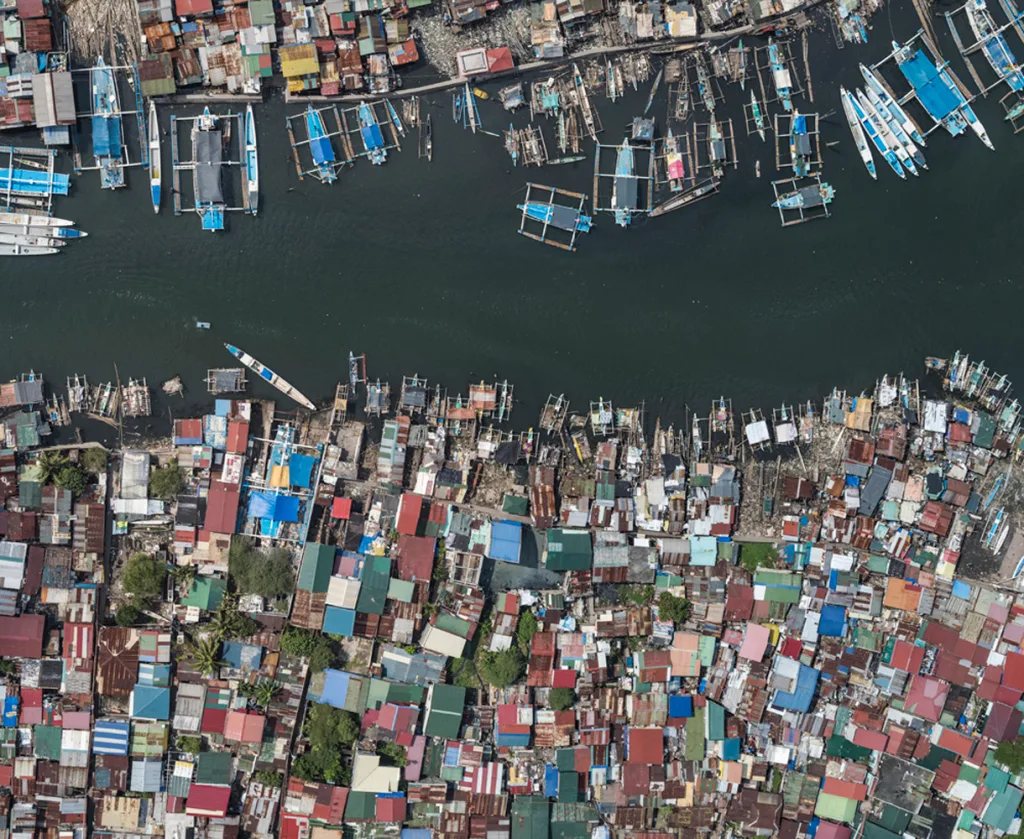 Look Down On One Of The World's Most Densely Populated Slums In These ...