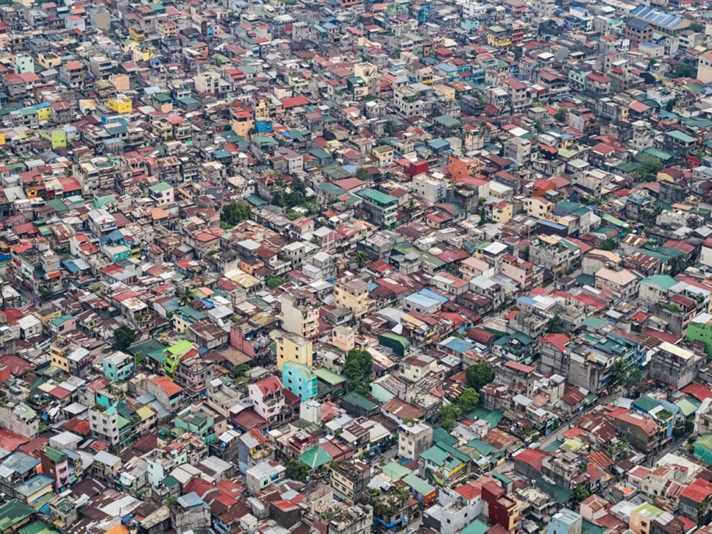 Look Down On One Of The World's Most Densely Populated Slums In These ...