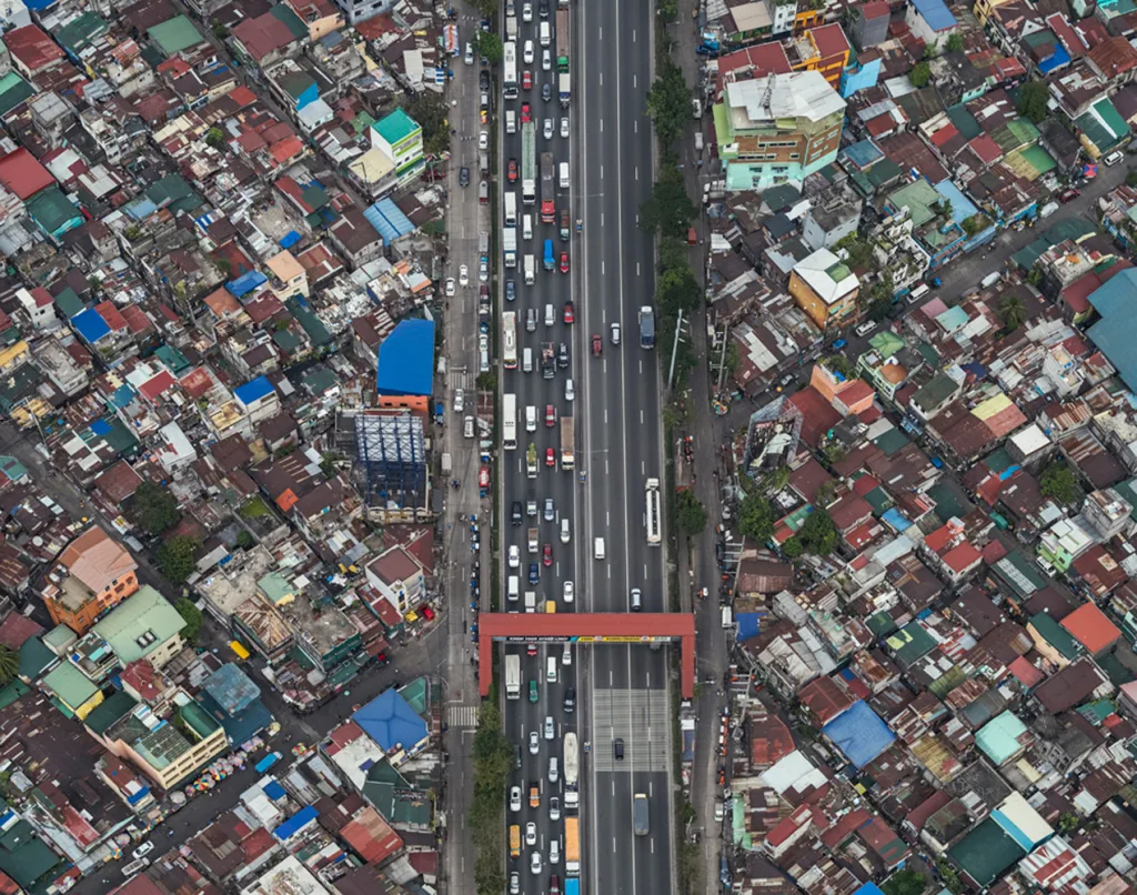 Look Down On One Of The World's Most Densely Populated Slums In These ...