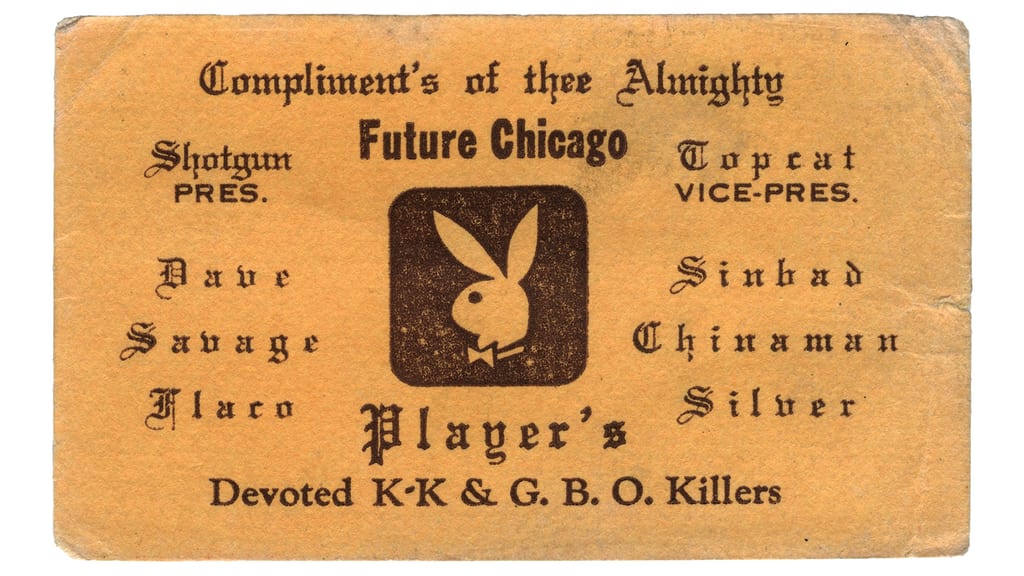 Decoding The Symbols Of 1970s Gangs-And Their Business Cards - Fast Company