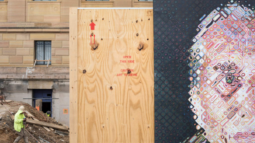 Pentagram's Latest: A Construction Wall That's Actually Beautiful ...