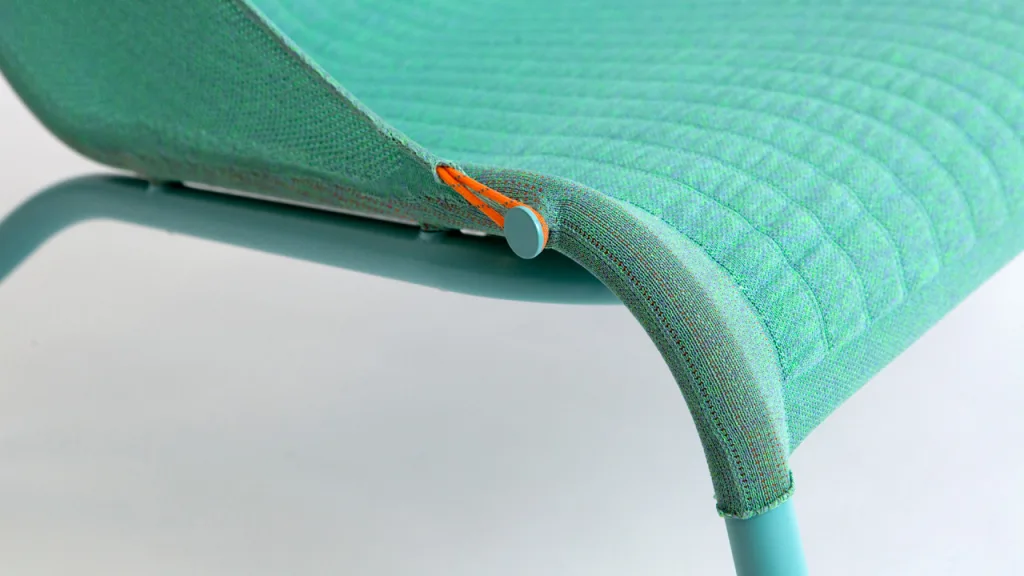 This 3D-Knit Chair Is Made From A Single Piece Of Technical Fabric ...