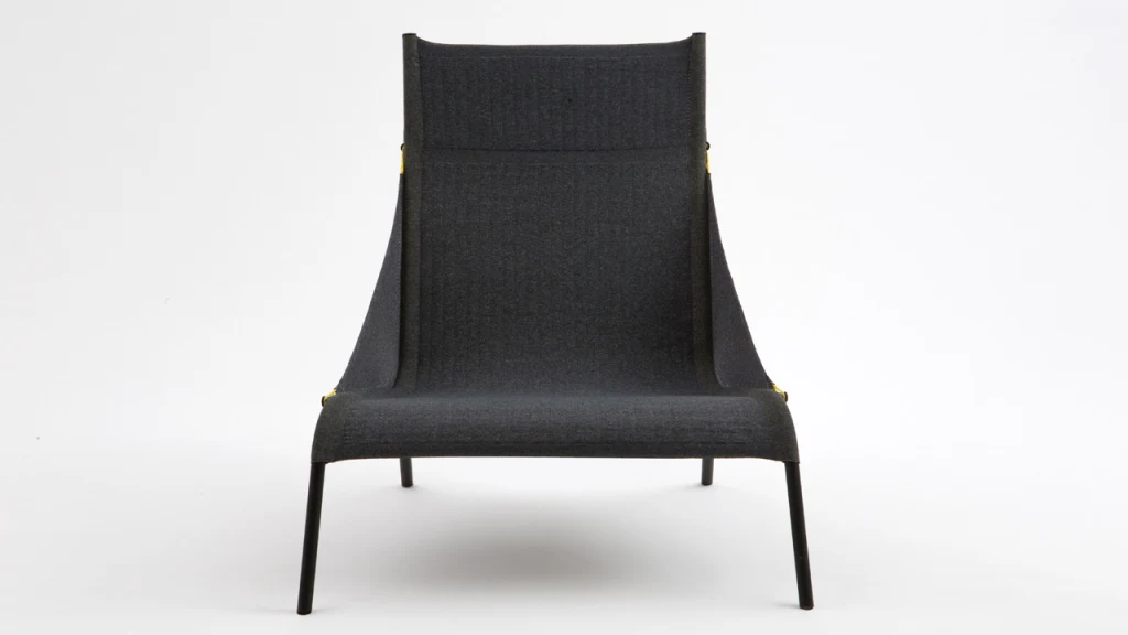 This 3D-Knit Chair Is Made From A Single Piece Of Technical Fabric ...