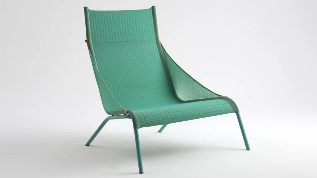 This 3D-Knit Chair Is Made From A Single Piece Of Technical Fabric ...