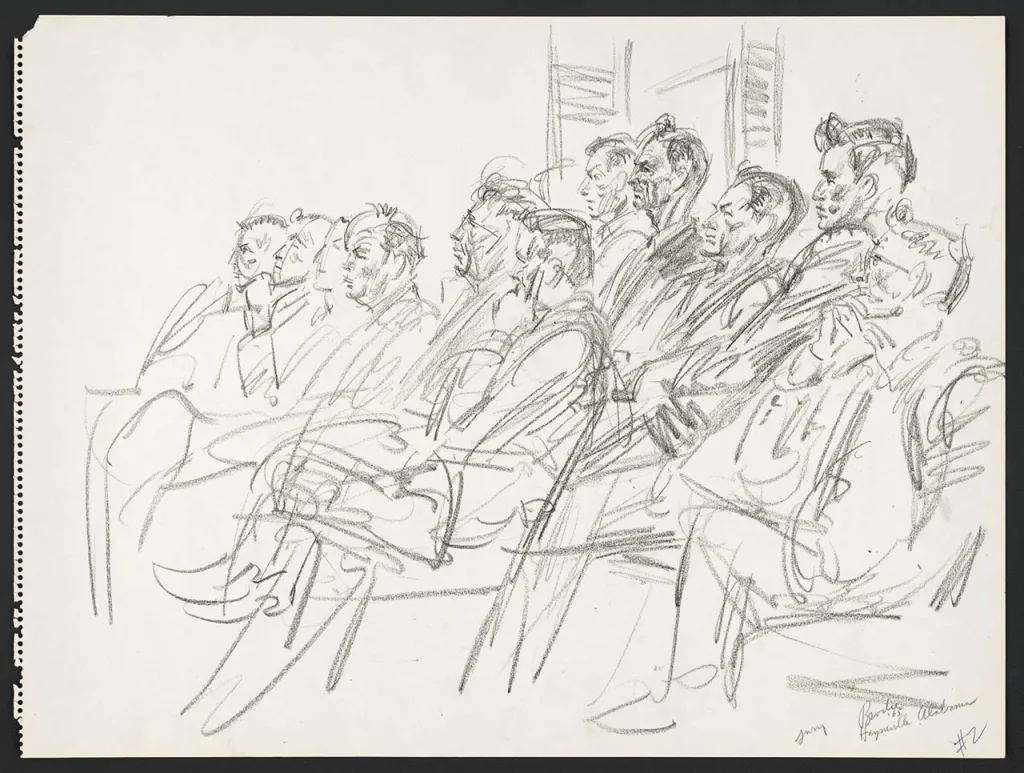 13 Courtroom Drawings That Captured History - Fast Company
