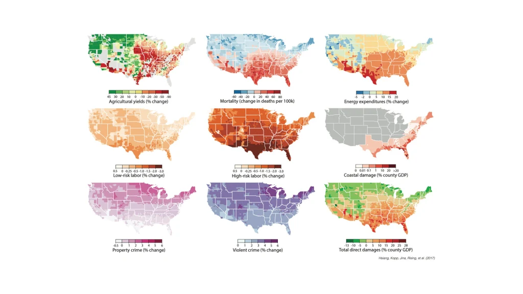 This Map Shows Which Parts Of The U.S. Will Suffer Most From Climate ...
