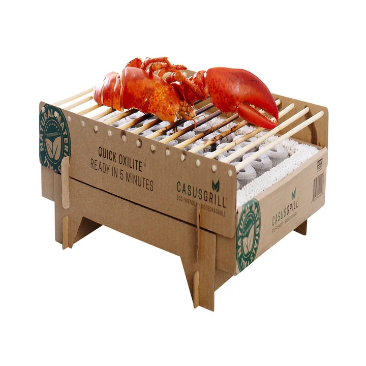 Use This Cardboard and Bamboo Grill, Then Throw It Away - Fast Company