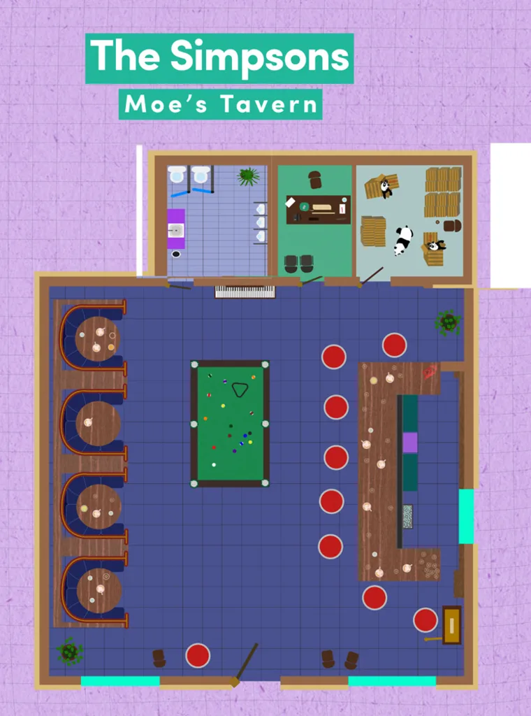 pub floor plan