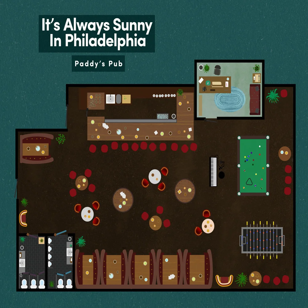 The Floor Plans Of Famous TV Offices, From Sterling Cooper To Dunder ...