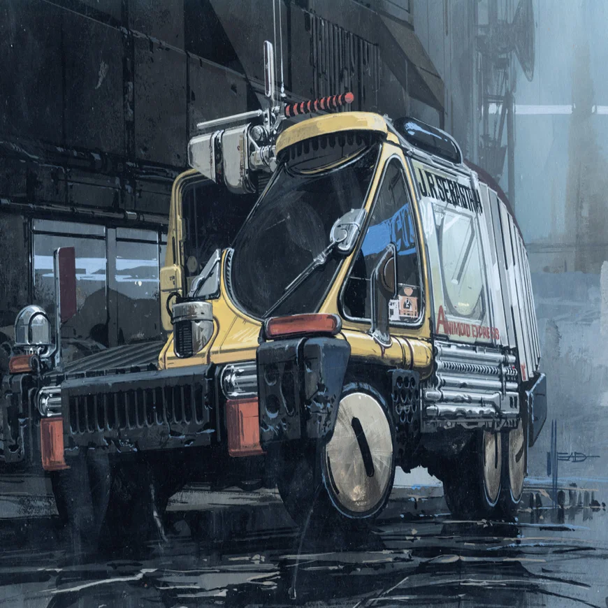 How "Blade Runner" Artist Syd Mead Designed Las Vegas Of 2049 - Fast ...
