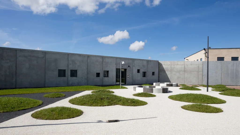 Modern Prison Exterior