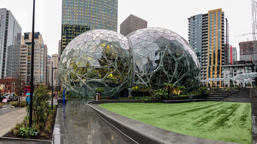 A First Look At The Spheres, Amazon's Wild New Corporate Biodome - Fast ...