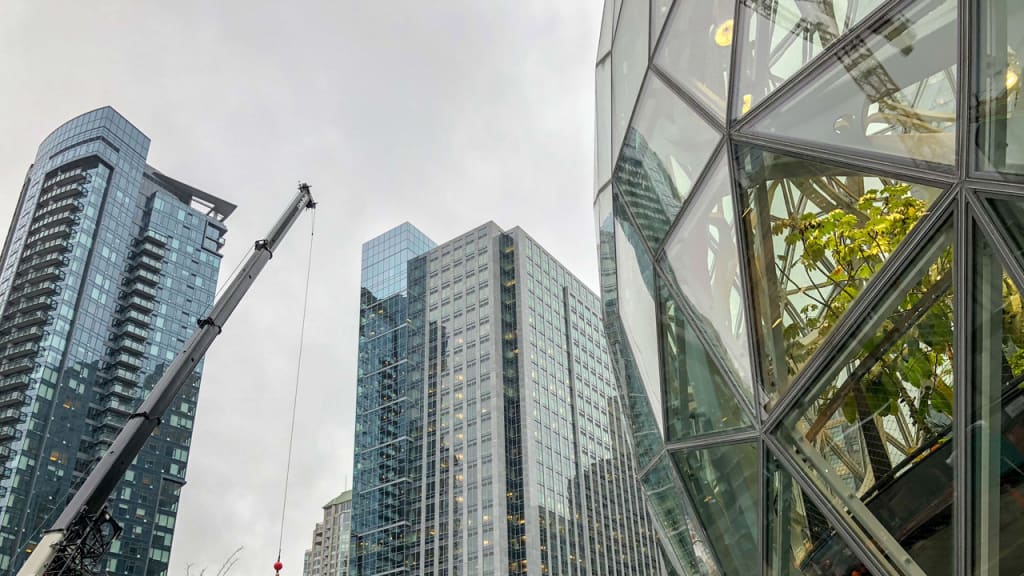 A First Look At The Spheres, Amazon's Wild New Corporate Biodome - Fast ...