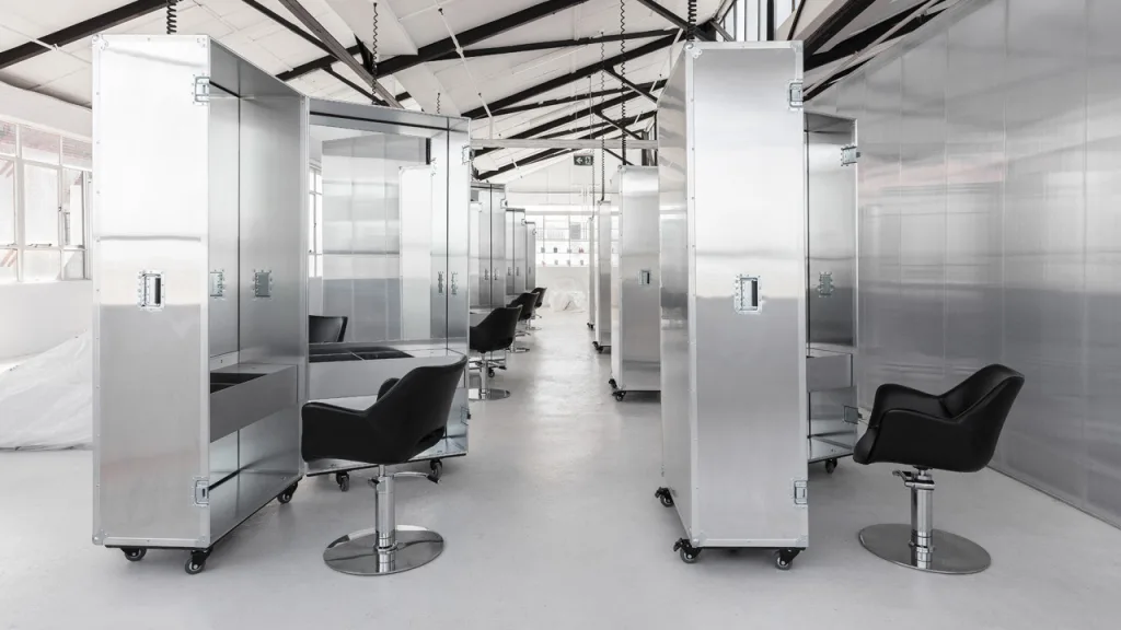 Inside a wildly futuristic, gender-neutral hair salon - Fast Company