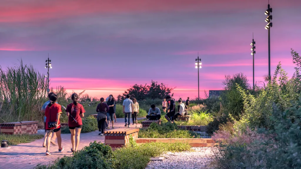 This new park is designed for a future of flooded cities - Fast Company