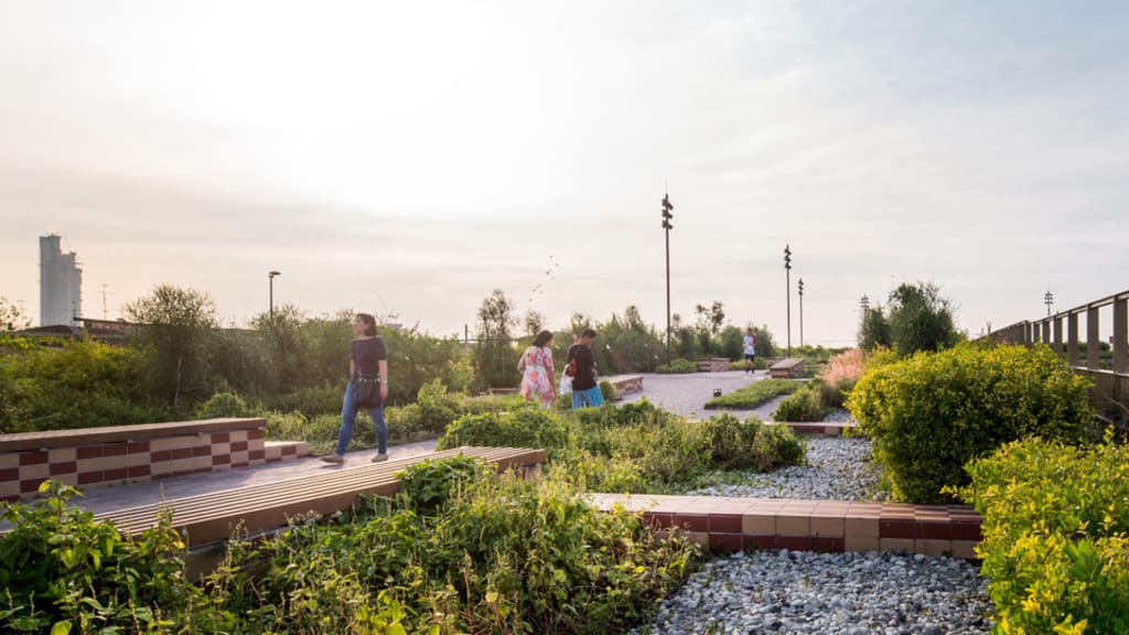 This new park is designed for a future of flooded cities - Fast Company