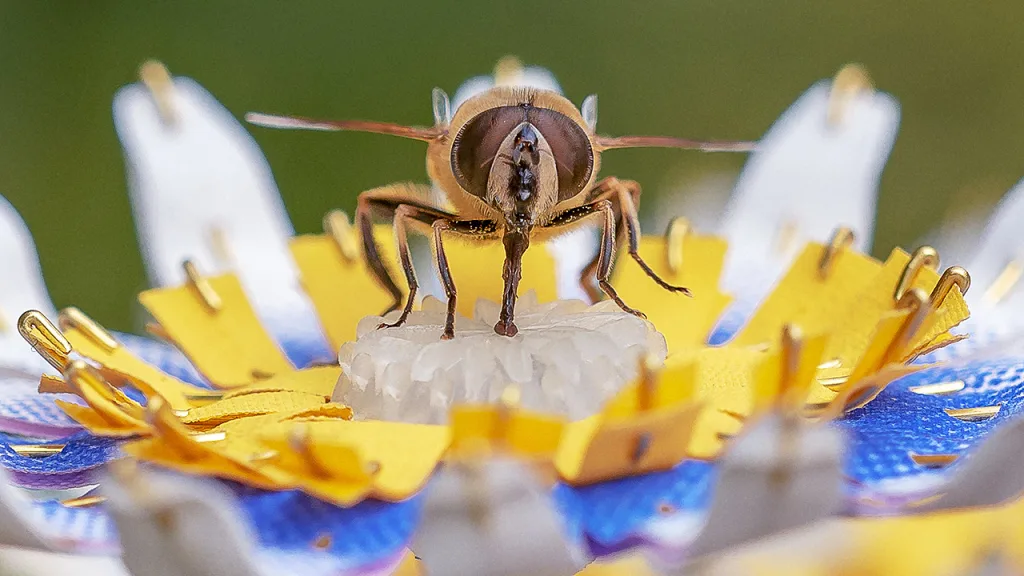 These gorgeous fake flowers are an oasis for tired city insects - Fast ...