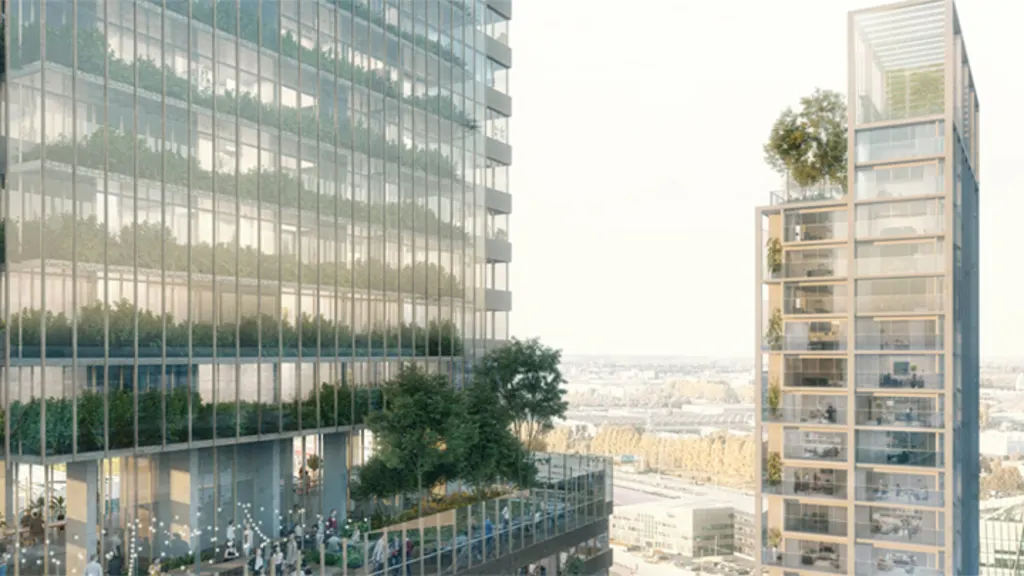 This sustainable apartment complex of the future has farms, community ...