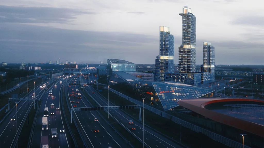 This sustainable apartment complex of the future has farms, community ...