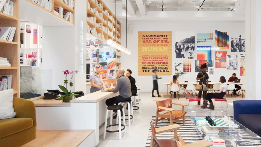 You can rent a desk by the minute at WeWork's first public location ...