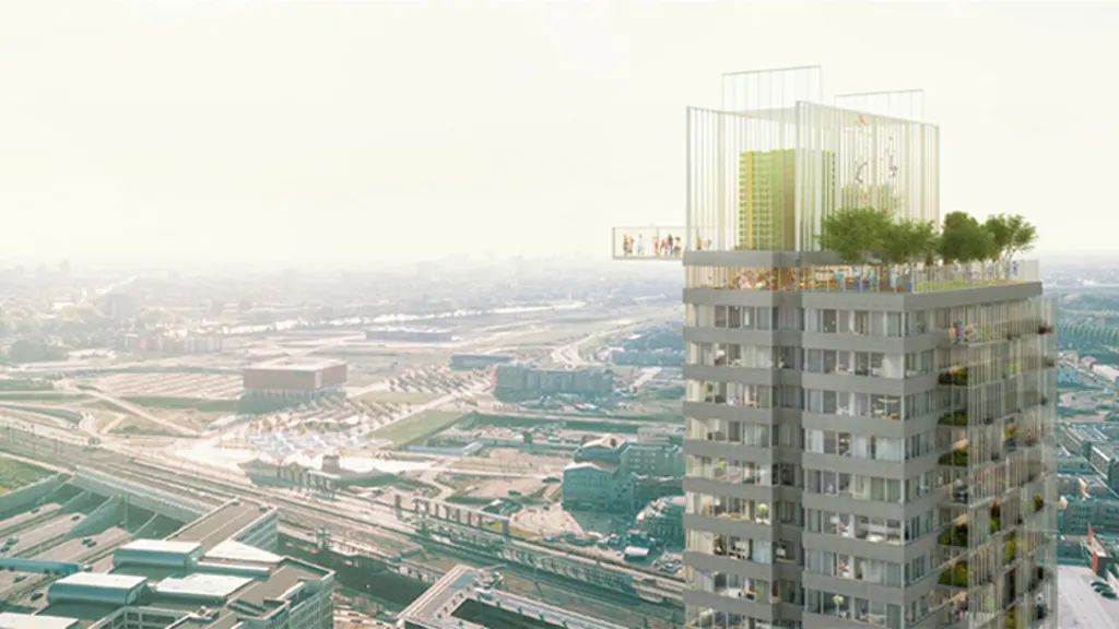 This sustainable apartment complex of the future has farms, community ...
