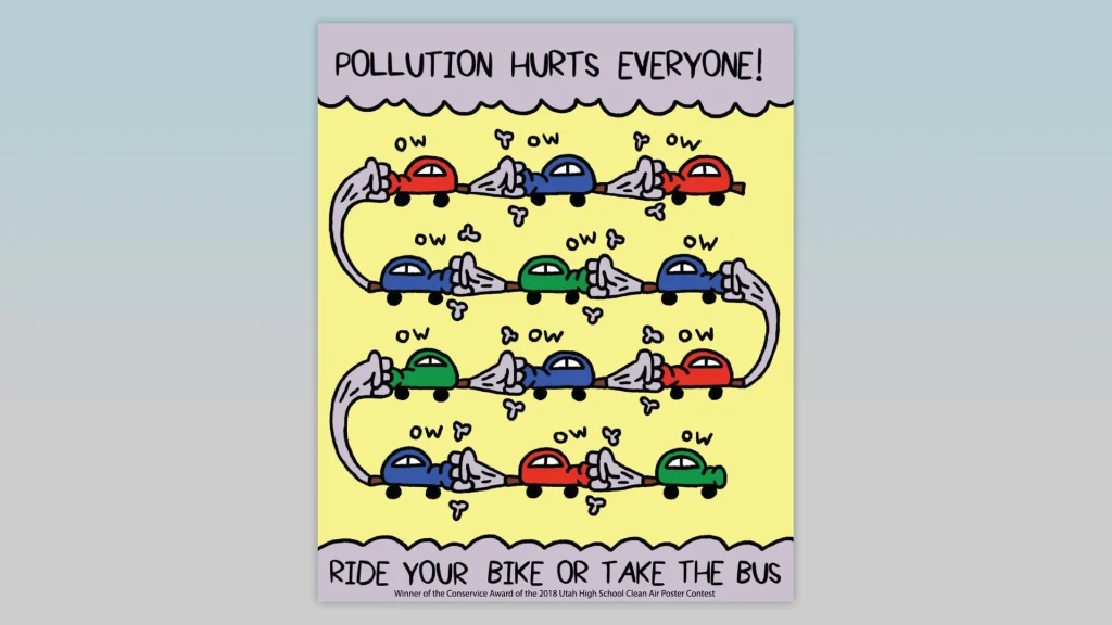 These posters designed by Utah teens demand action on clean air - Fast ...