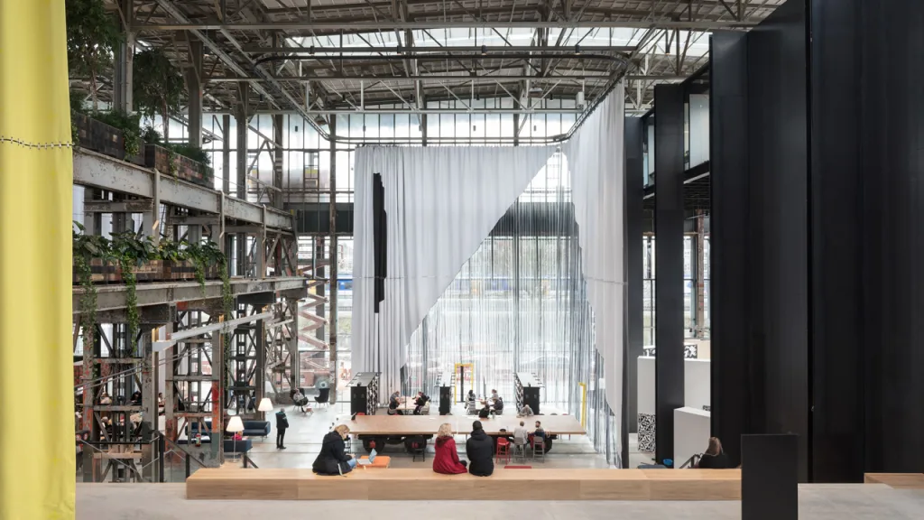 The library of the future is in an 80-year-old converted train shed ...