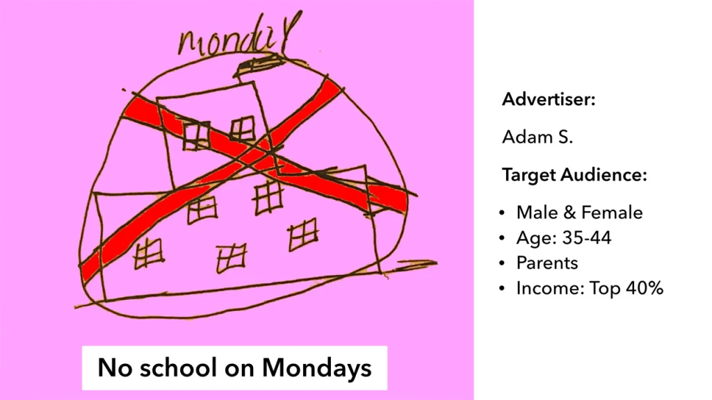 These kids designed their own targeted ads, and they're hilarious ...