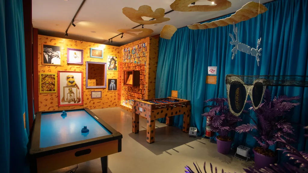 You have to see this Cheetos-themed mansion, a real thing that actually ...