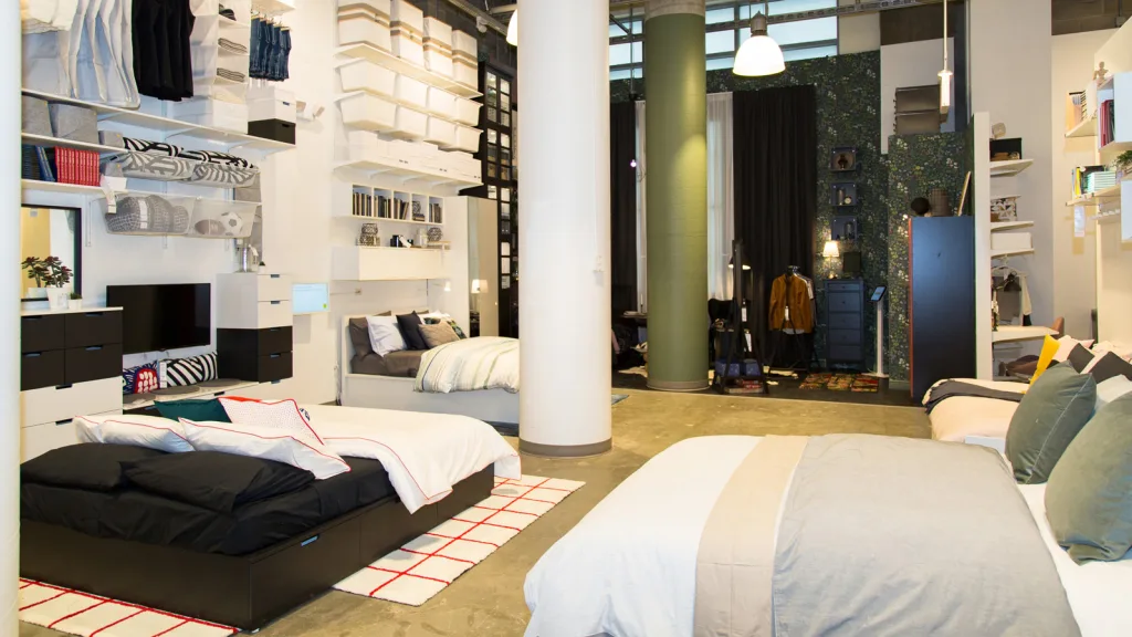 Ikea Room Display In Store Ikea Furniture Store Cozy Room Display