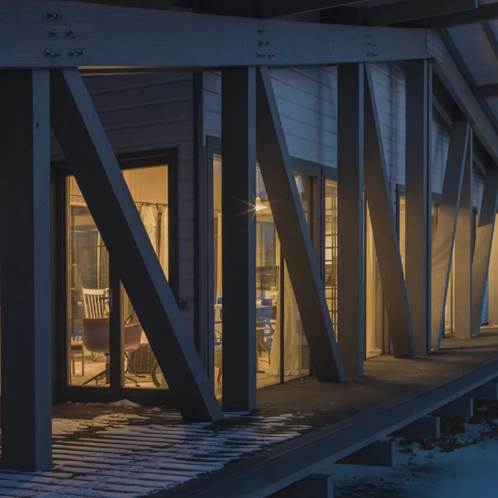 Would you live on a bridge? This elegant home hovers over a river ...