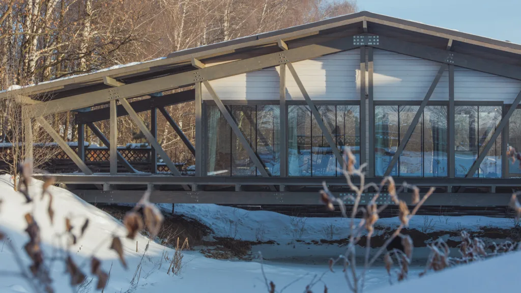 Would you live on a bridge? This elegant home hovers over a river ...