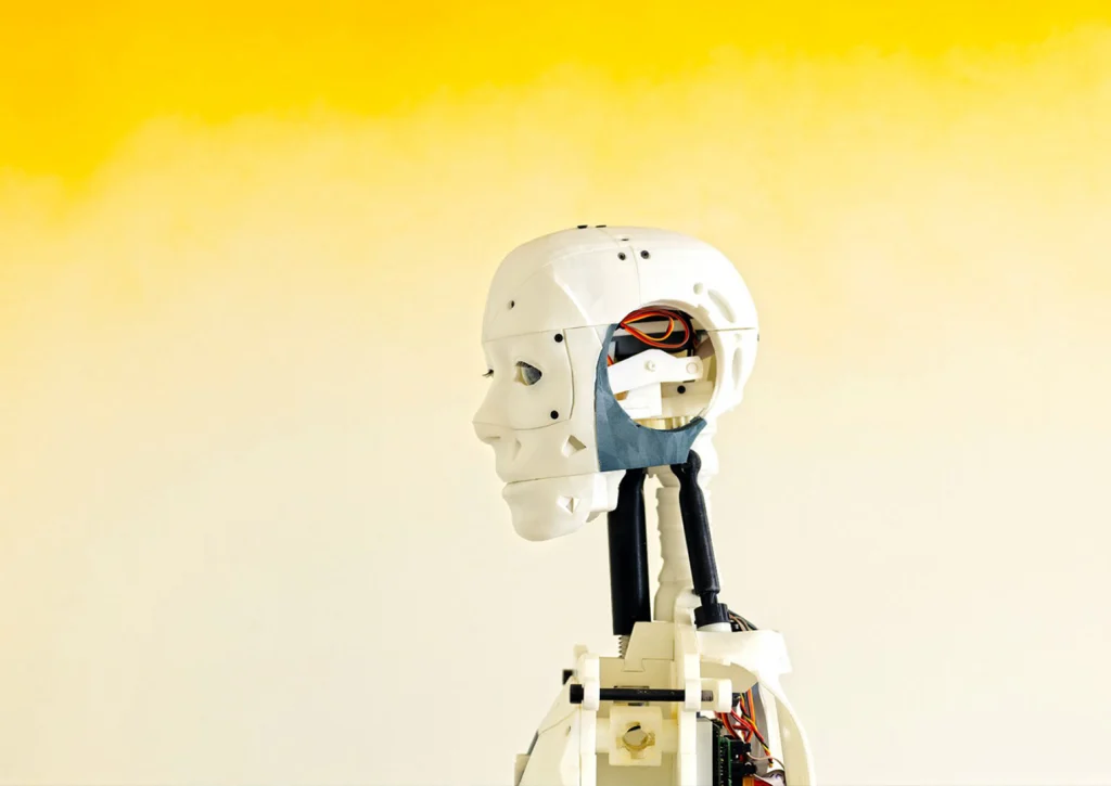 Try not to be creeped out by these eerily human portraits of robots ...