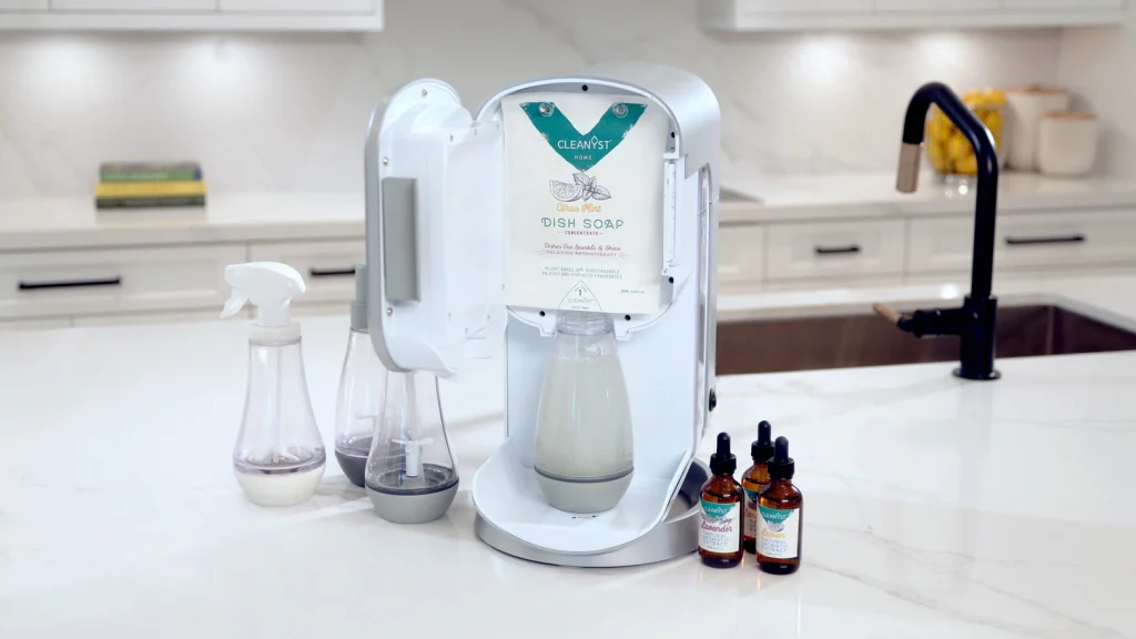 This countertop machine lets you mix your own shampoo and cleaning ...